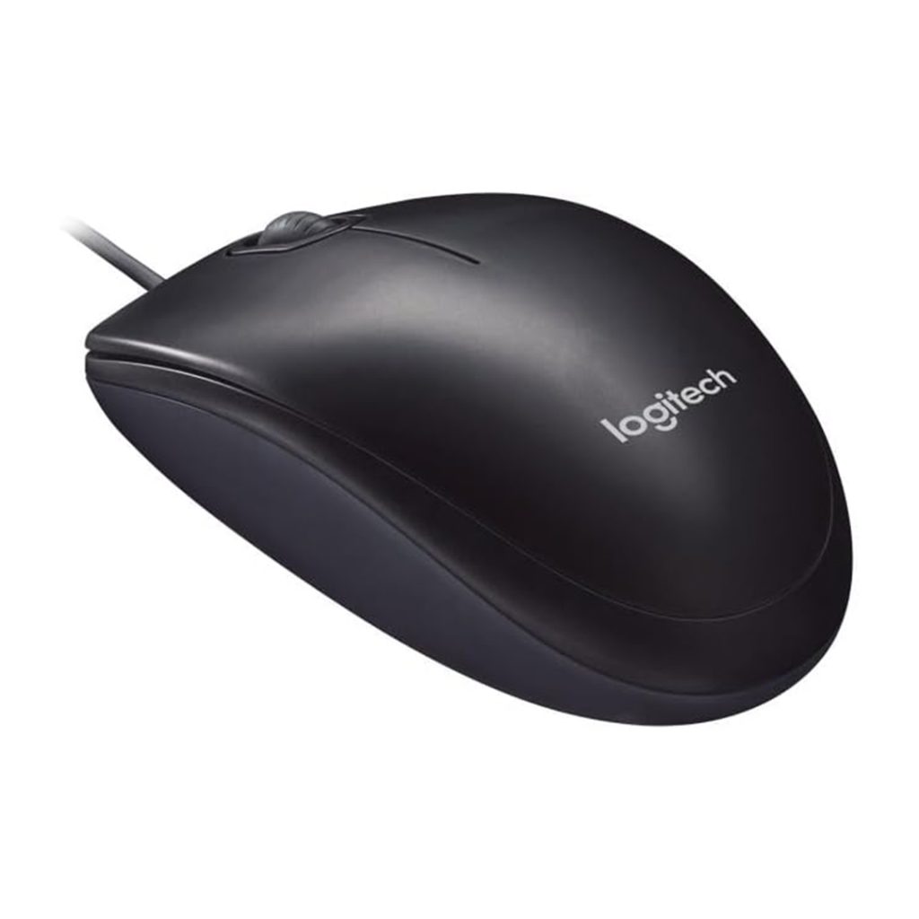 Logitech USB Girişli Kablolu Siyah Sıfır Ayarında Optik Mouse - reTinting